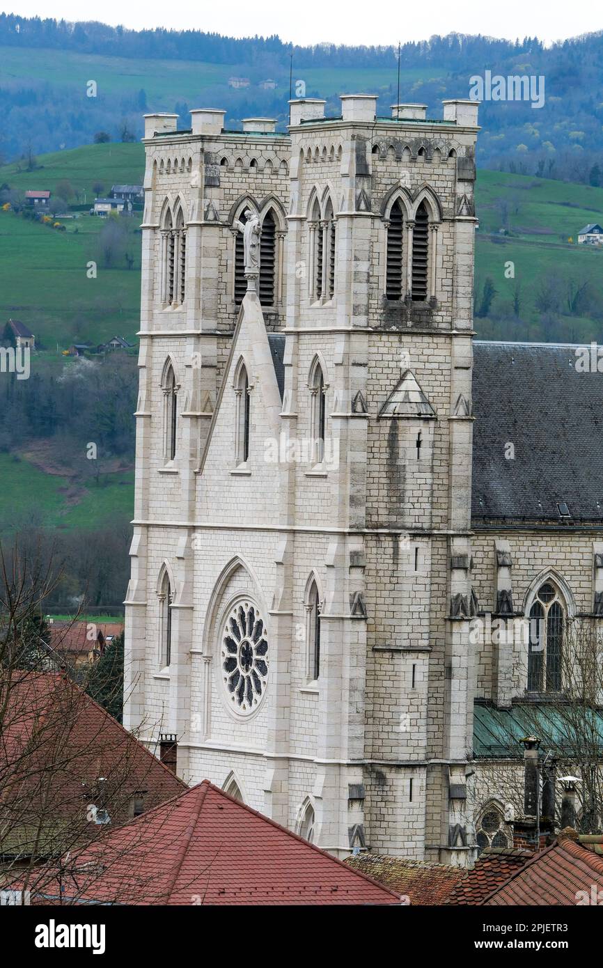 Saint-Bruno church, Saint-Laurent du Pont, Isere, AURA Region, France ...