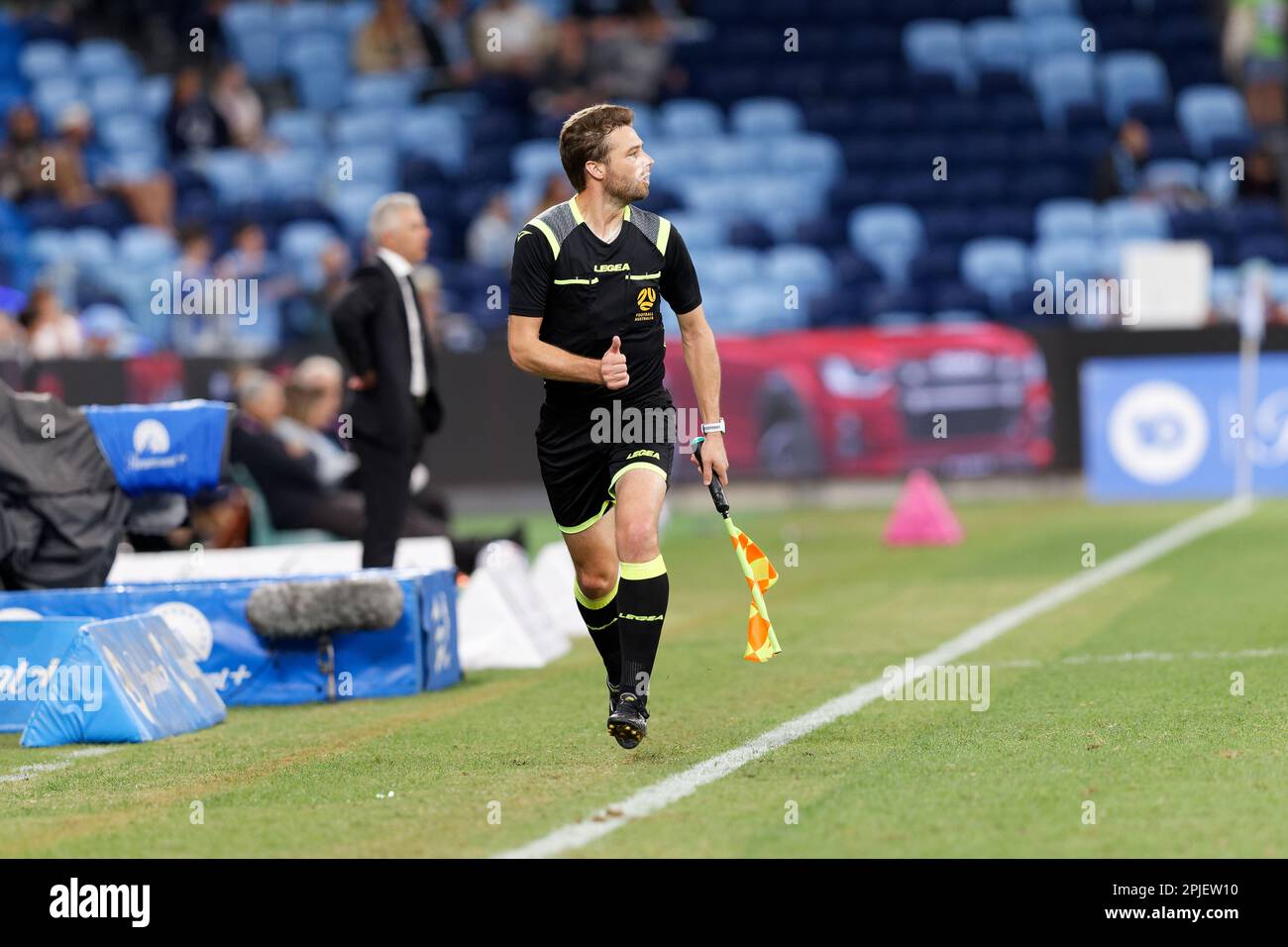 Sydney, Australia. 01st Apr, 2023. Assistant referee, Greg Taylor in ...