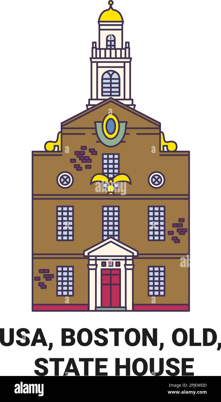 Boston massachusetts old state Cut Out Stock Images & Pictures - Alamy