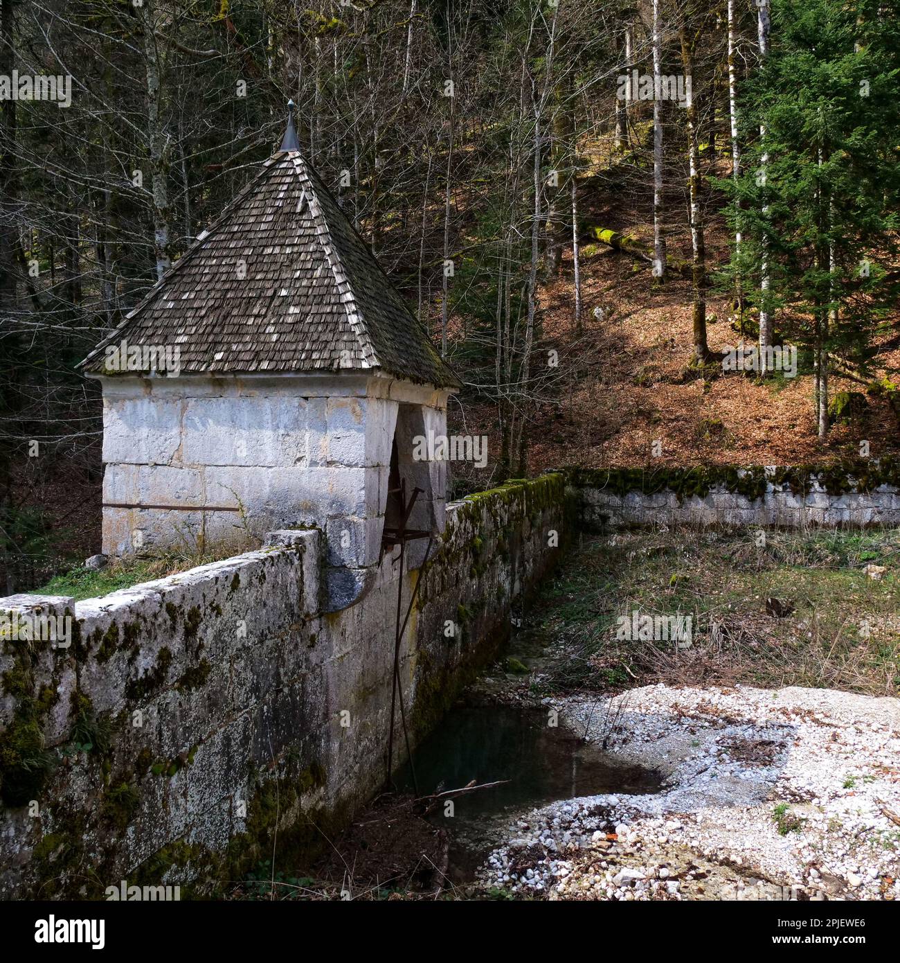 Grande Chartreuse monastery area, Saint-Pierre de Chartreuse, France ...