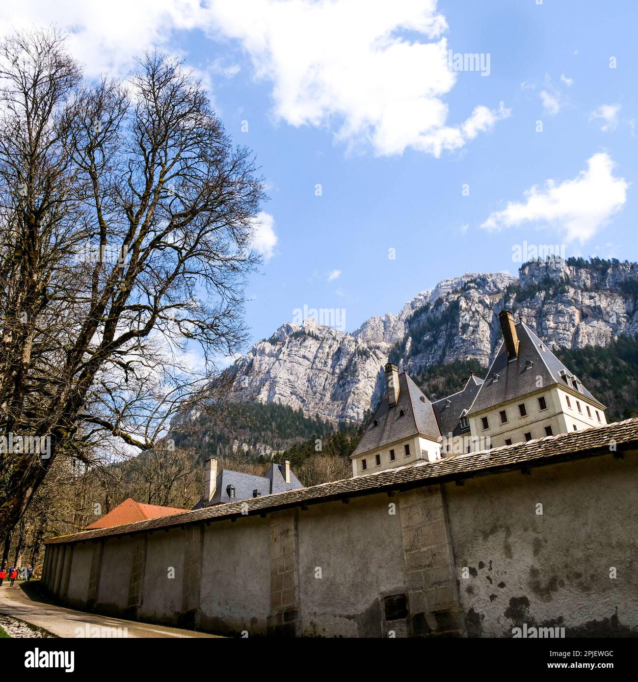 Grande Chartreuse monastery area, Saint-Pierre de Chartreuse, France ...