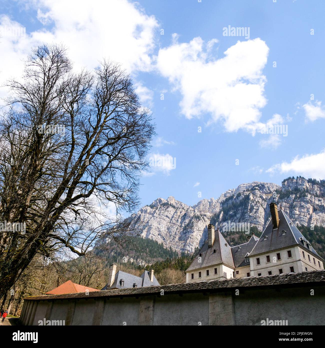 Grande Chartreuse monastery area, Saint-Pierre de Chartreuse, France ...