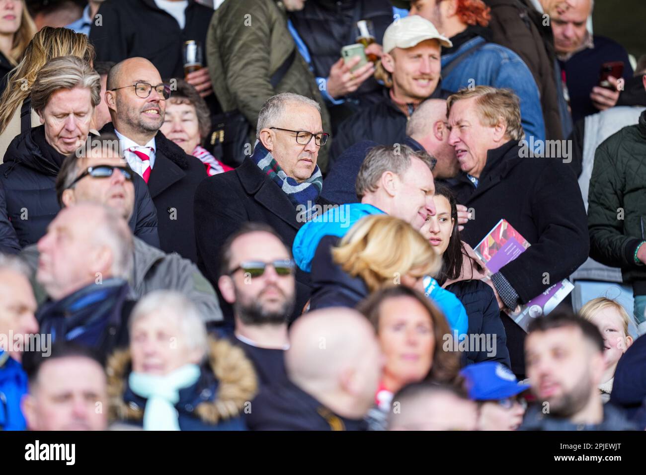 Rotterdam - Ahmed Aboutaleb during the match between Sparta Rotterdam v ...