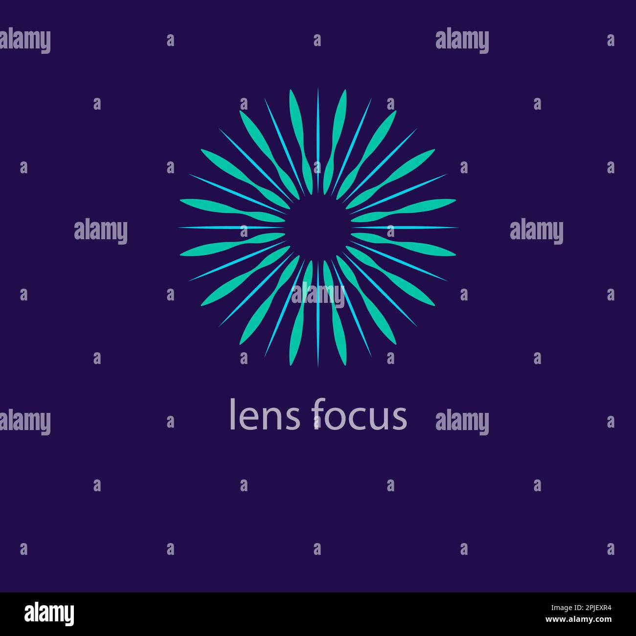 Color lens focus logo. Unique design color transitions. Creative ...