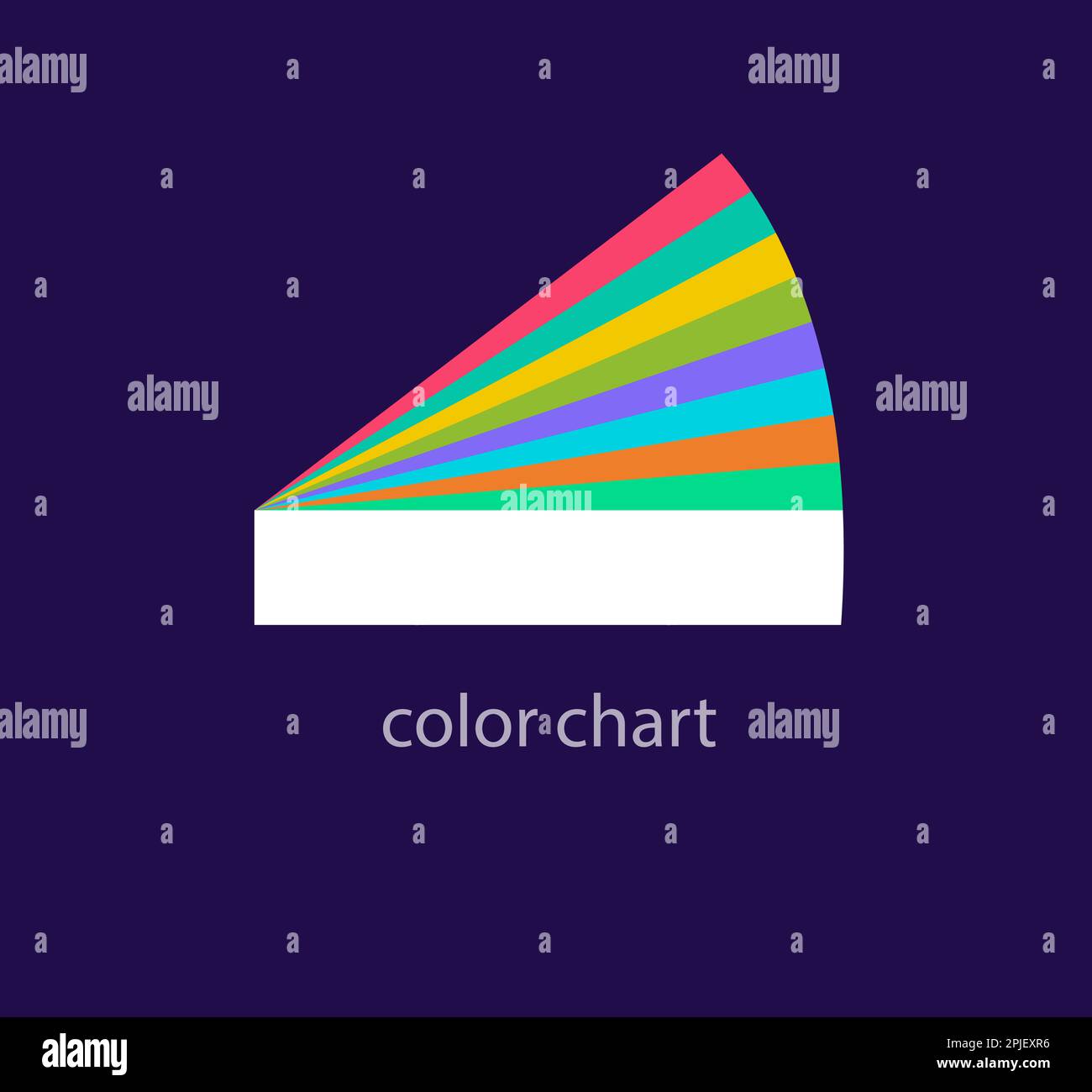 Color chart logo. Unique design color transitions. Color palette logo ...
