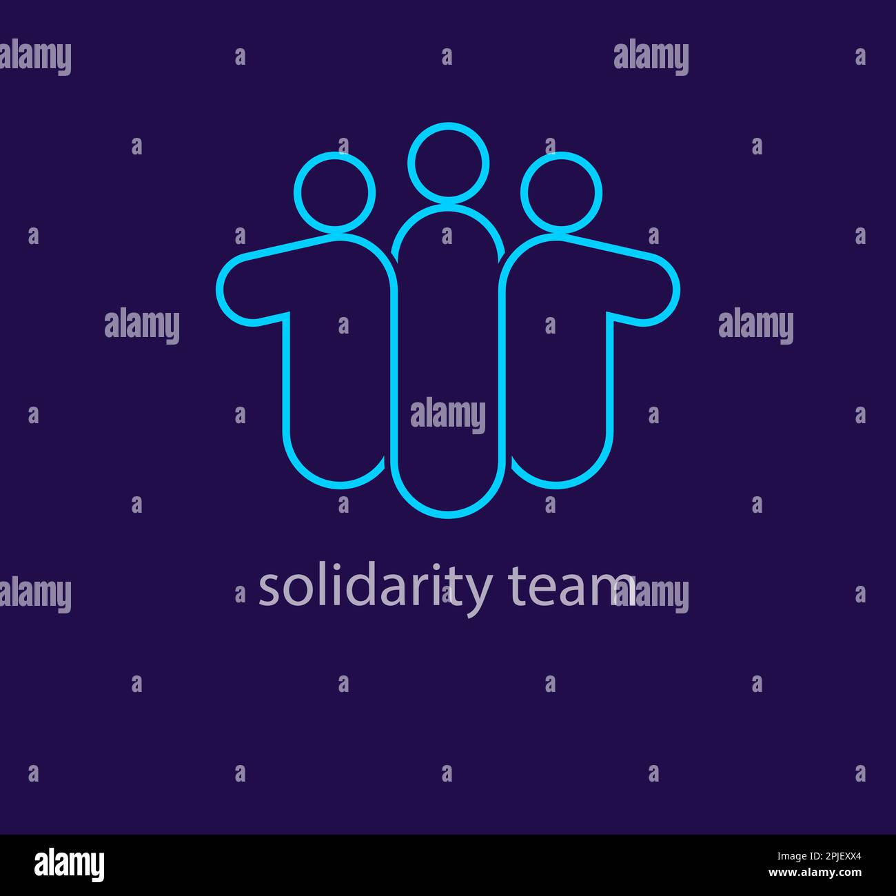 Colorful solidarity team logo. Creative teamwork logo template. vector ... Colorful solidarity team logo. Creative teamwork logo template. vector ...