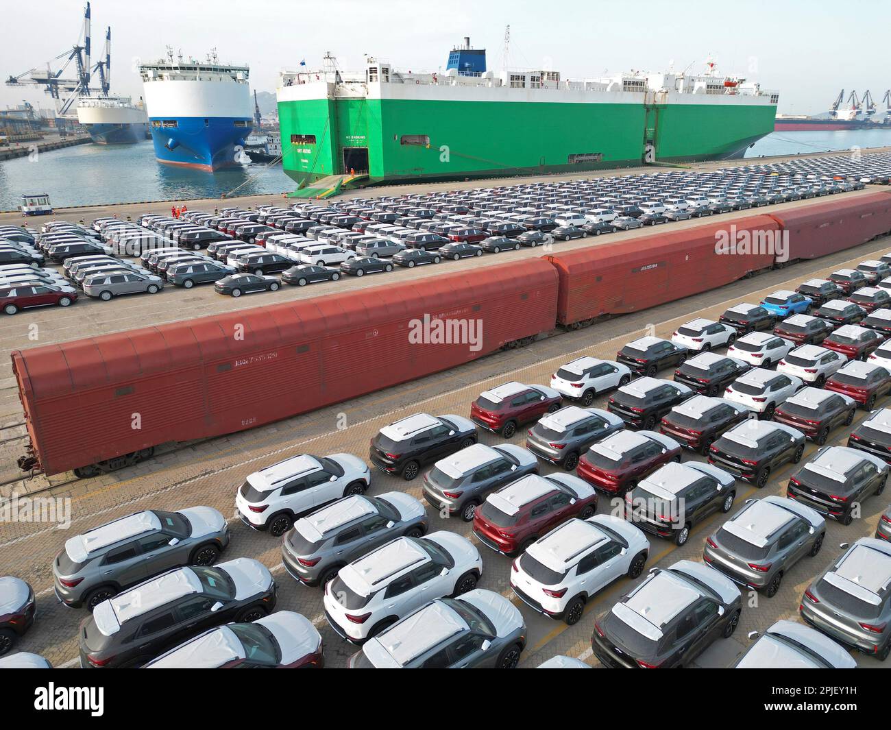 YANTAI, CHINA - APRIL 2, 2023 - Photo taken on April 2, 2023 shows a ...