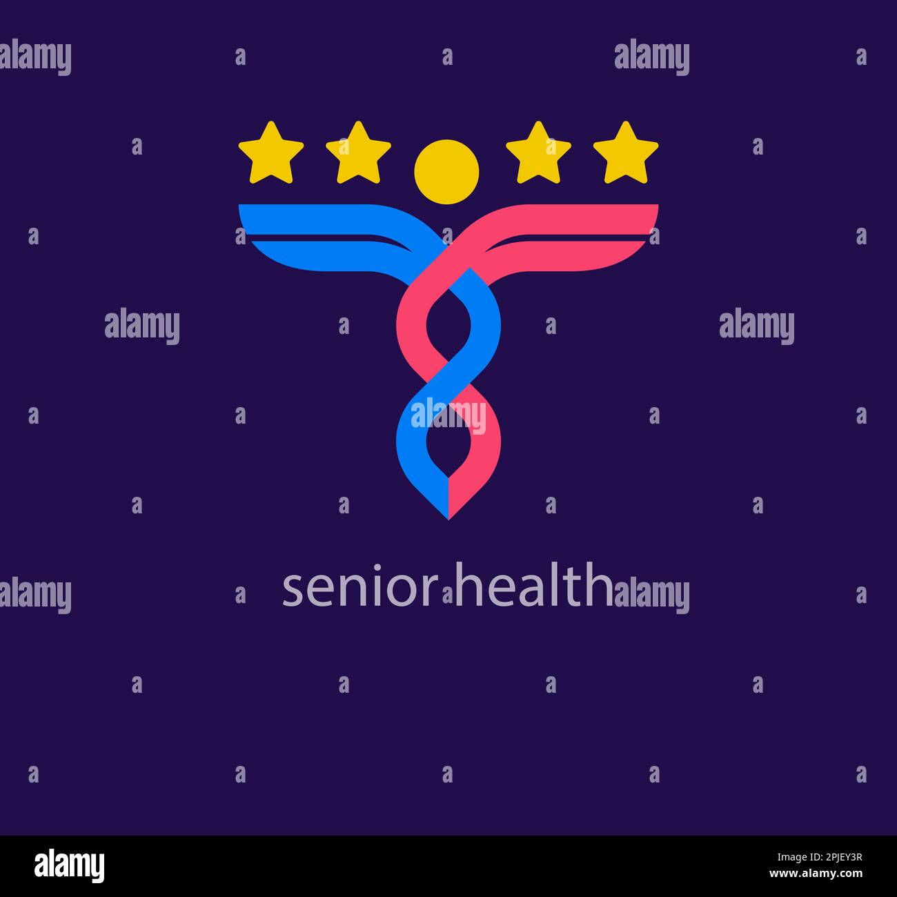 Unique star medicine logo. Modern design color. Healthcare, hospital ...