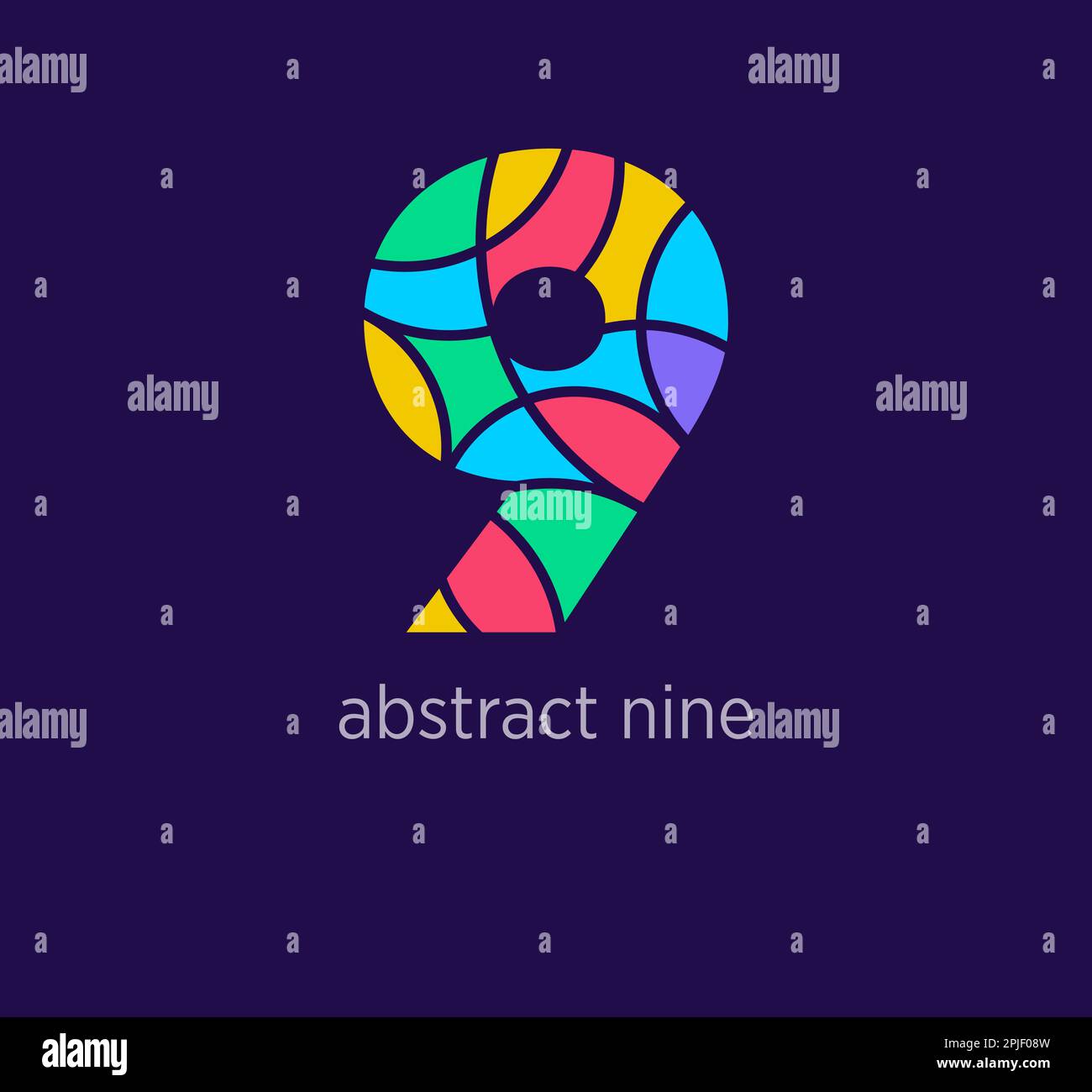 9 vector vectors hi-res stock photography and images - Alamy