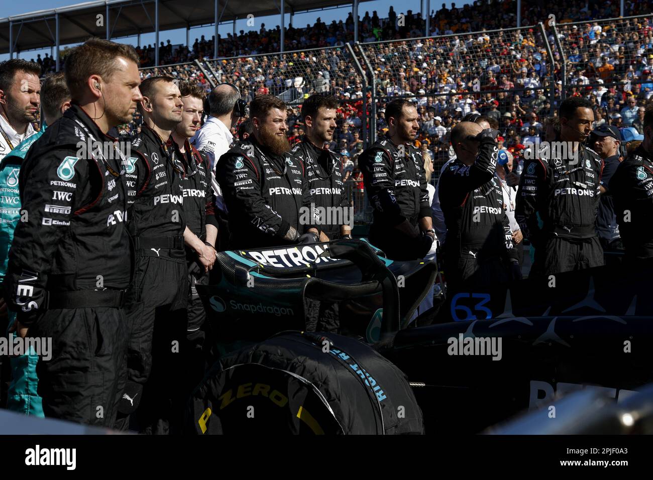 Mercedes AMG F1 Team mechanic, mecanicien, mechanics during the Formula ...