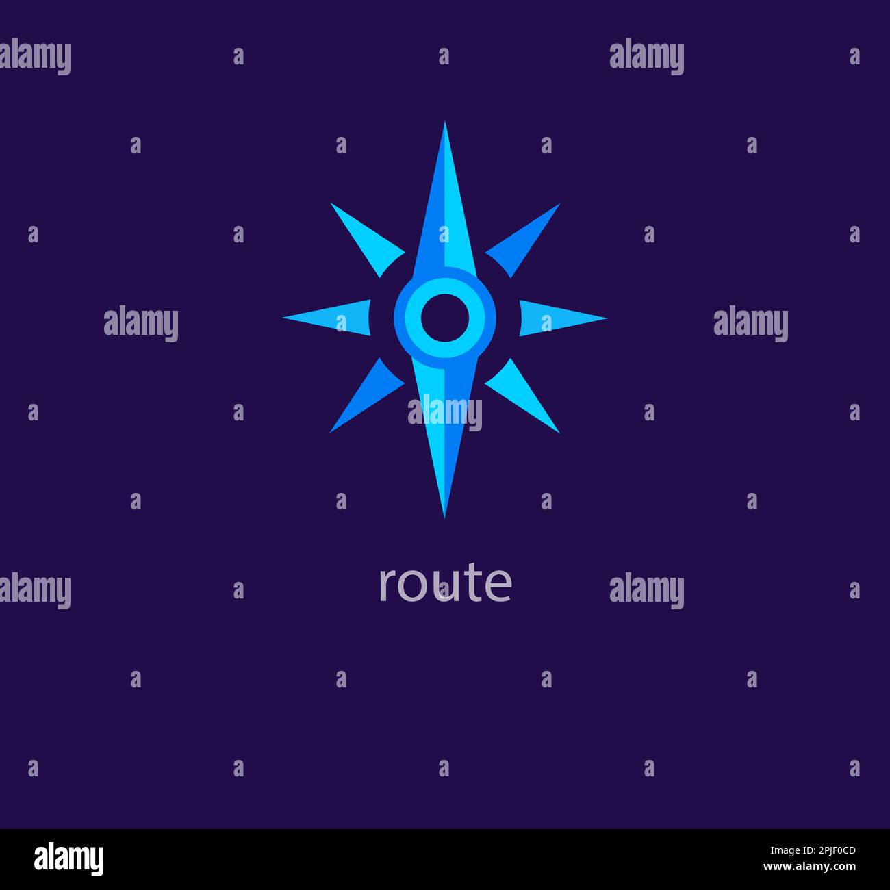Unique route location logo. Trend color transitions. Destination logo ...