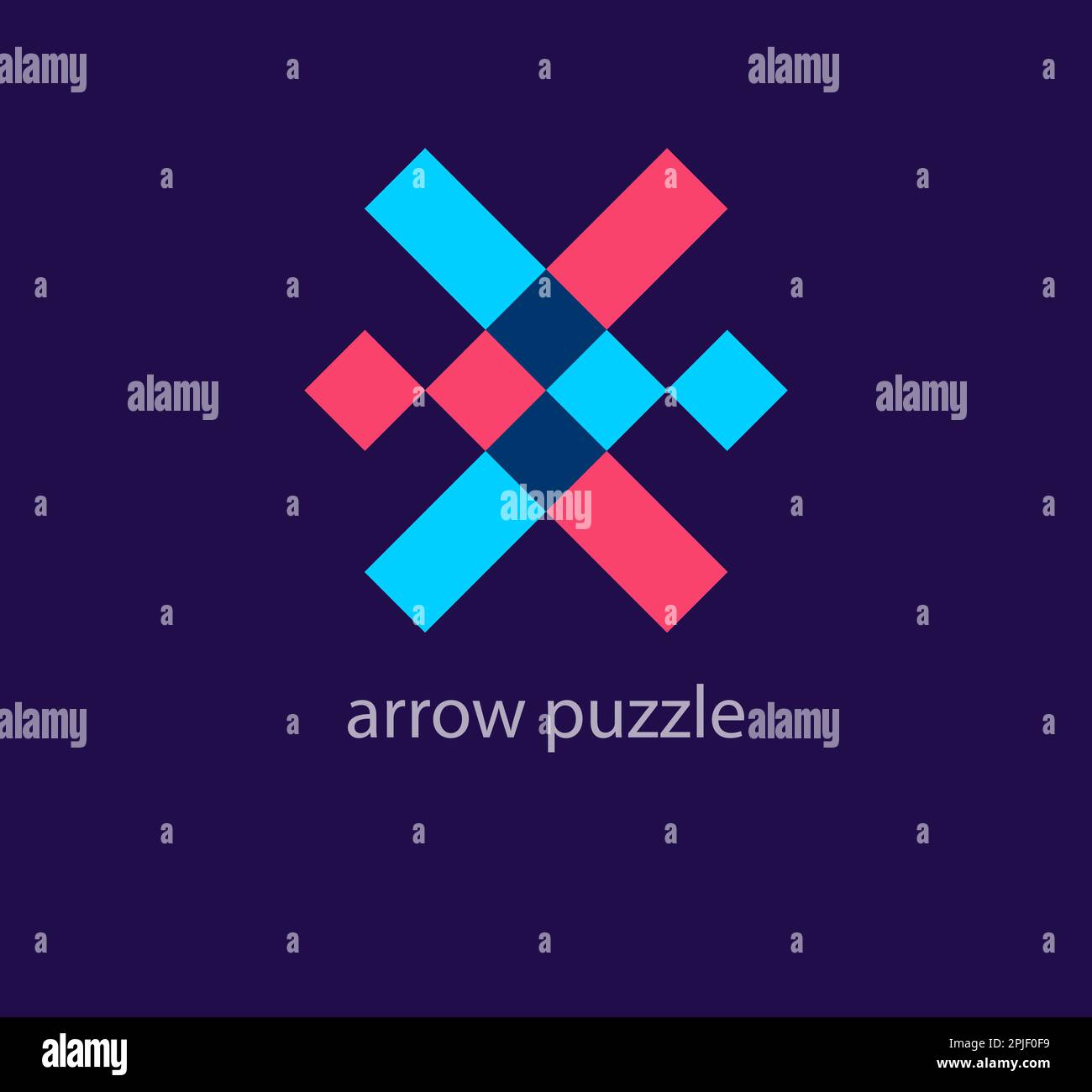 Directional arrow logo. Unique color transitions. Consultation and ...