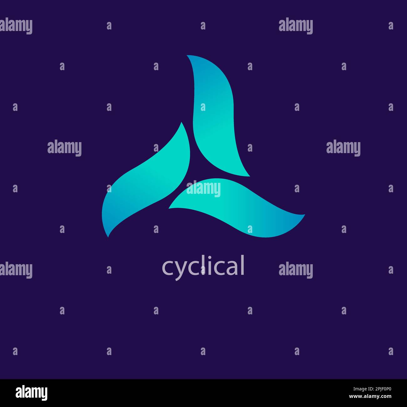Unique Loop Triangle Form Logo Trend Color Transitions Community Support Triangle Logo