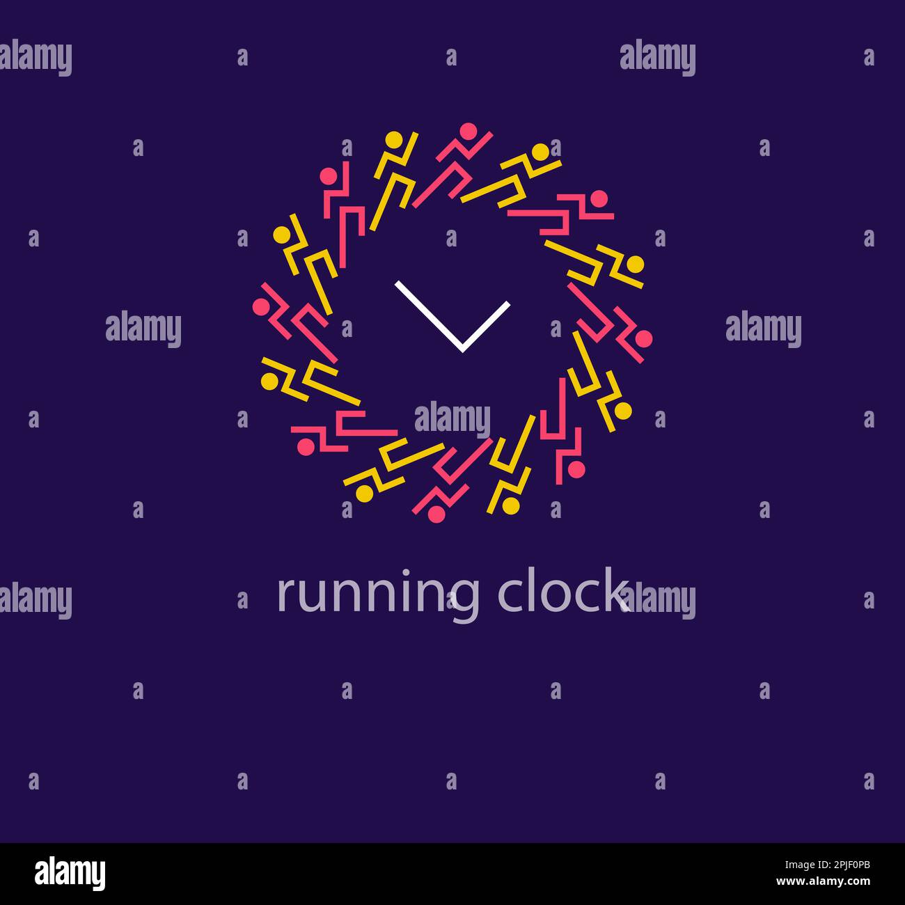 Modern running start logo. Unique design color transitions. Running ...