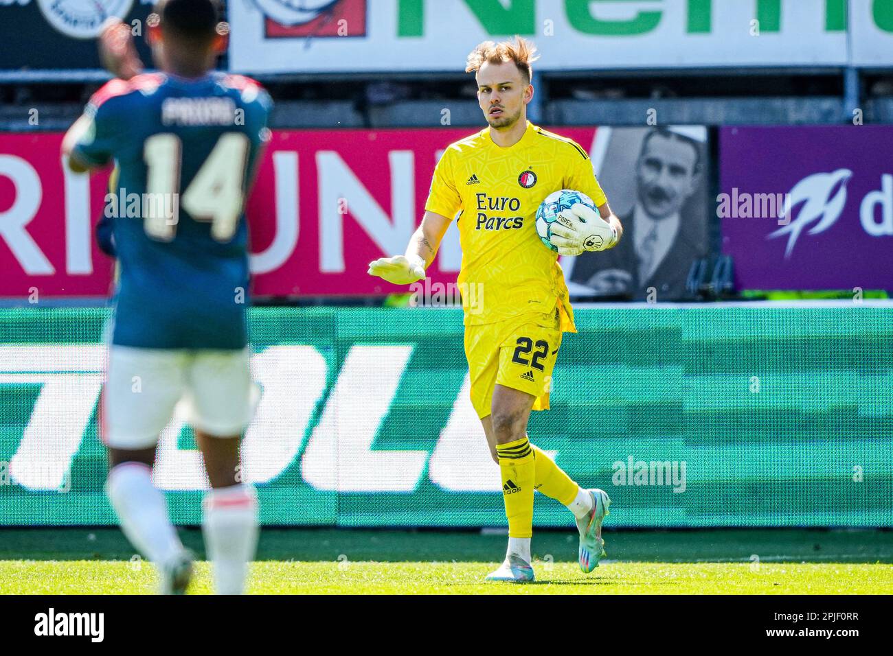 Rotterdam - Feyenoord keeper Timon Wellenreuther during the match ...