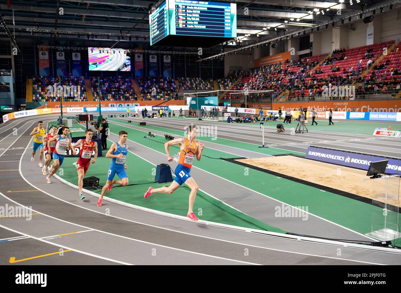 Bram Buigel of the Netherlands competing in the men’s 800m heats at the ...
