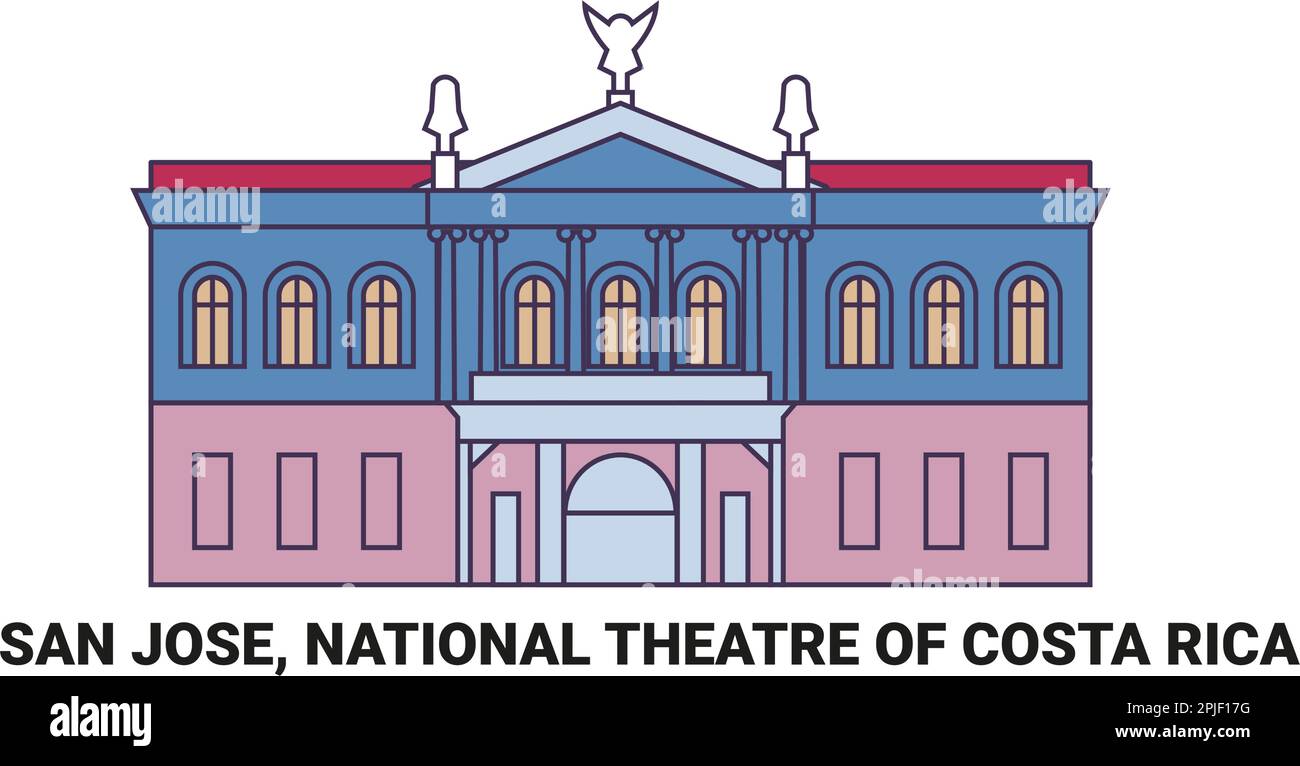 Costa Rica, San Jose, National Theatre Of Costa Rica, travel landmark ...