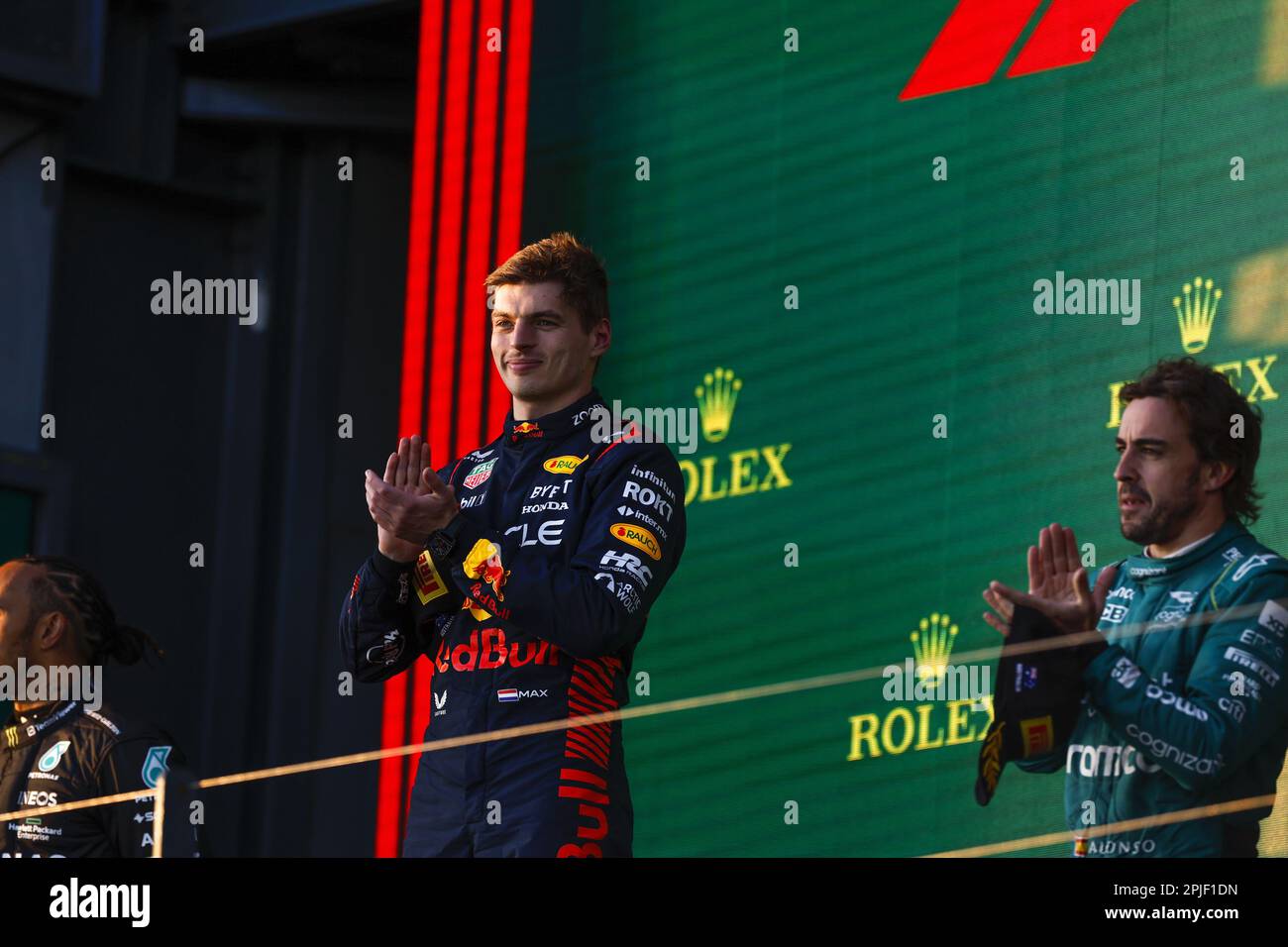 VERSTAPPEN Max (ned), Red Bull Racing RB19, portrait ALONSO Fernando ...