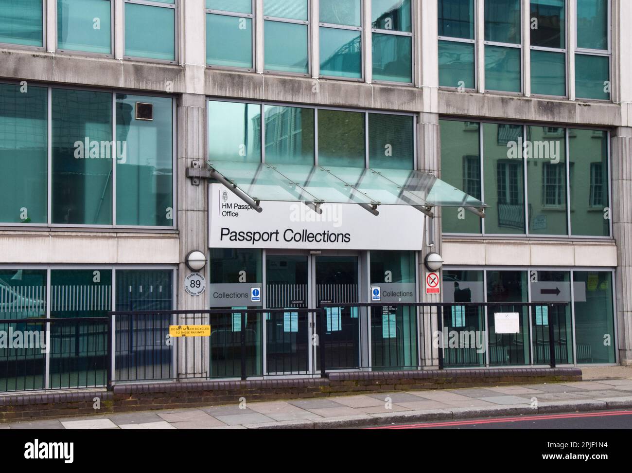 London, UK. 2nd April 2023. Previous HM Passport Office in Victoria ...