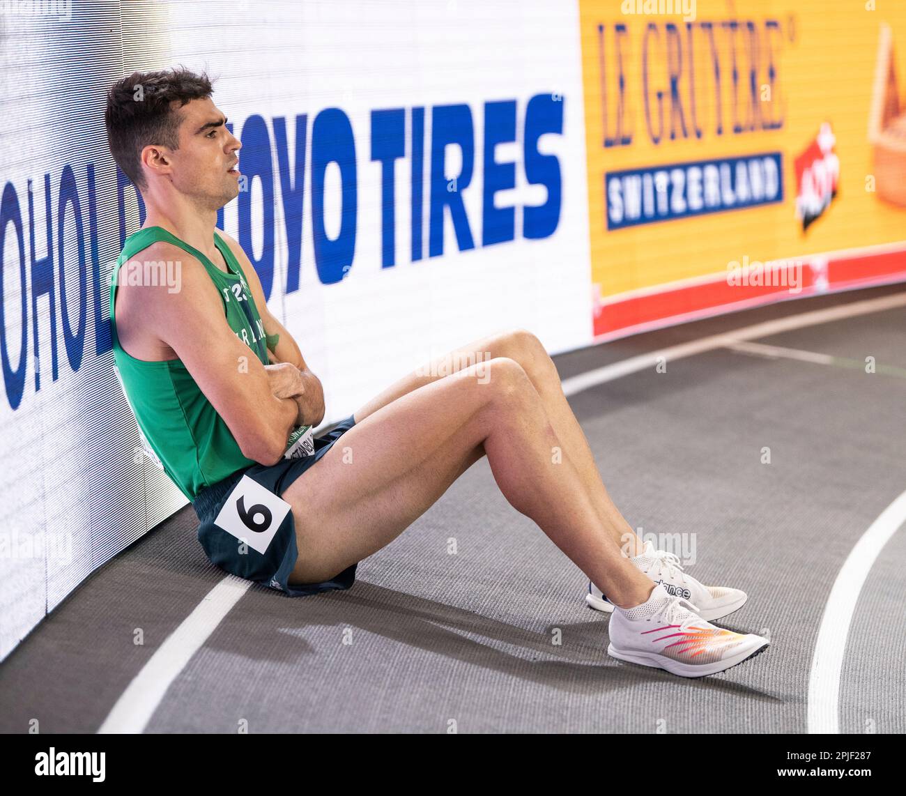 Andrew Coscoran of Ireland competing in the men’s 1500m heats at the ...