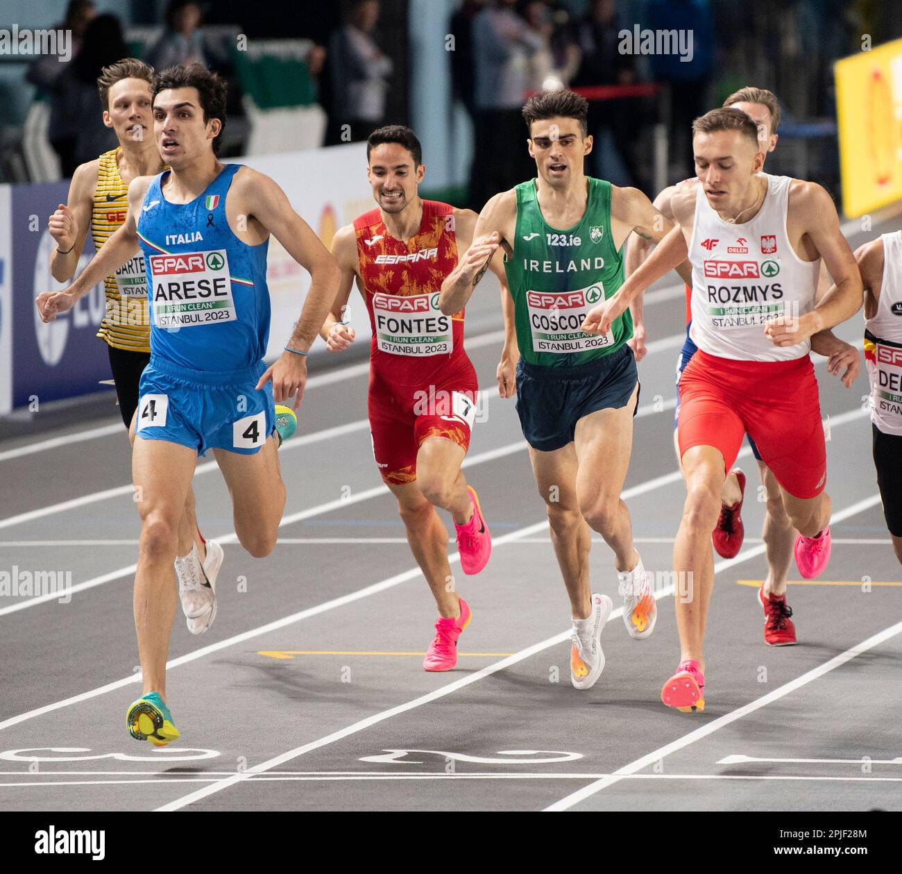Andrew Coscoran of Ireland competing in the men’s 1500m heats at the ...