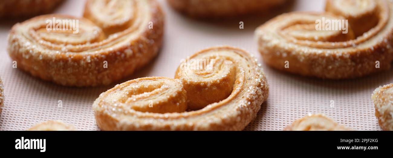 Food delicious palmier cookies hi-res stock photography and images - Alamy