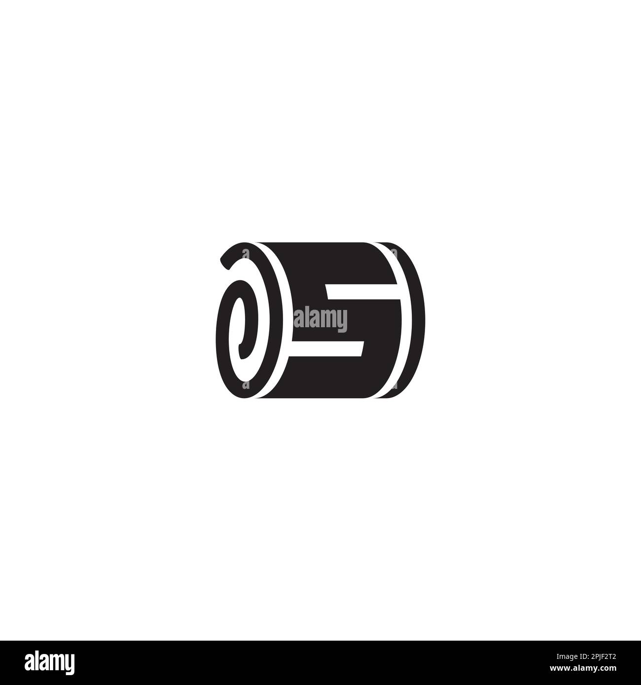 Letter S and Roll logo or icon design Stock Vector Image & Art - Alamy
