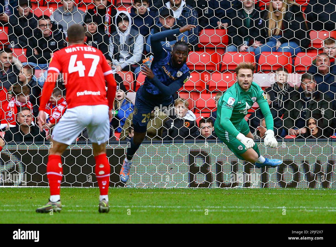 Goalkeeper punching ball hi-res stock photography and images - Alamy