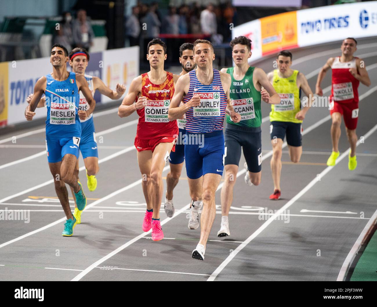Neil Gourley of Great Britain & NI competing in the men’s 1500m heats ...