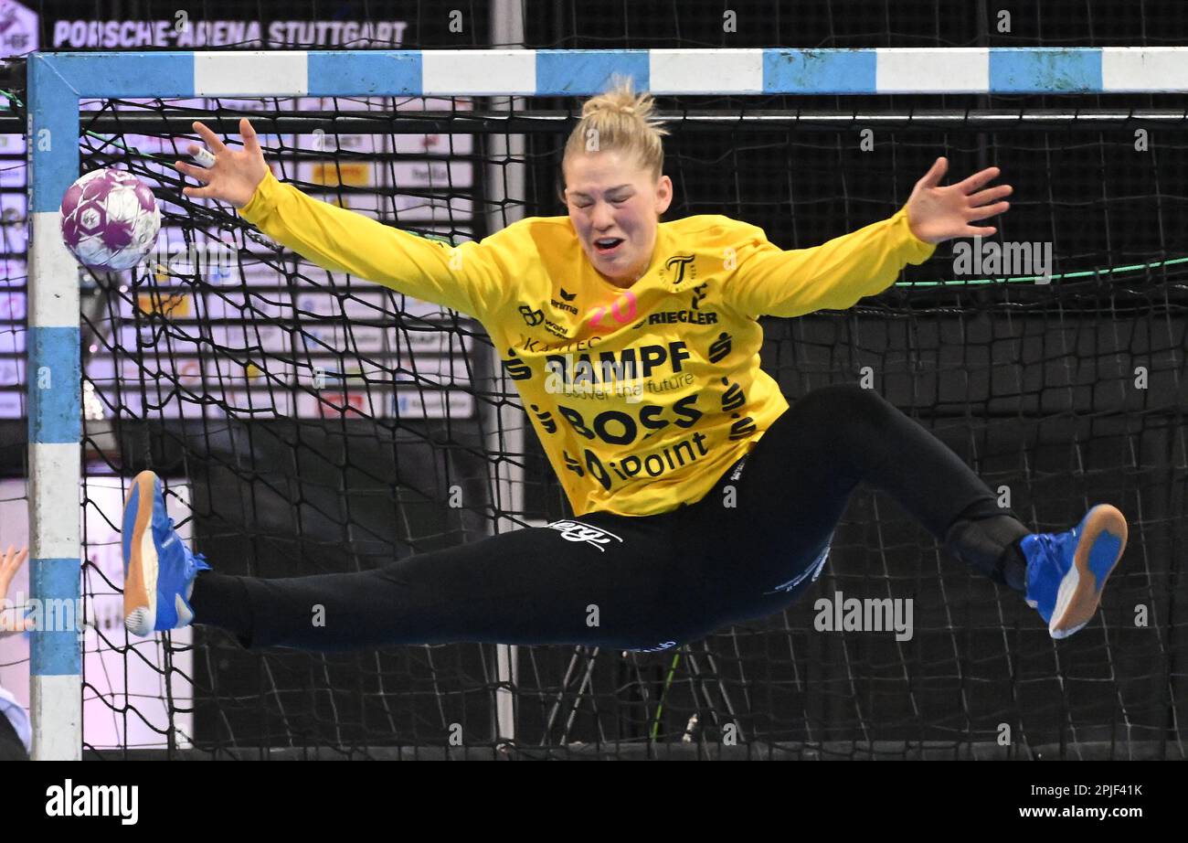 Stuttgart, Germany. 02nd Apr, 2023. Handball, Women: DHB Cup, HSG ...