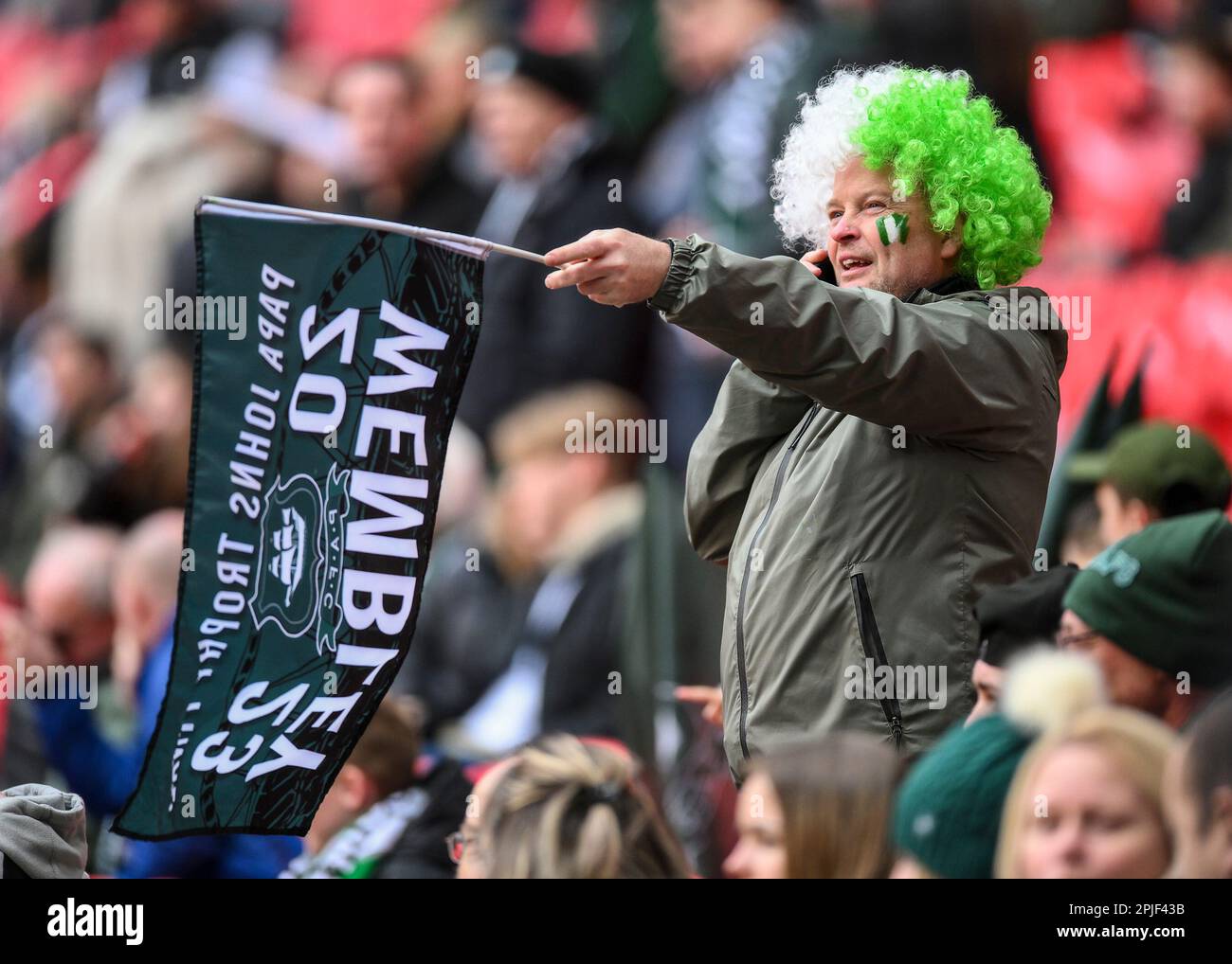 Plymouth Argyle fans during the Papa John's Trophy Final match Bolton ...
