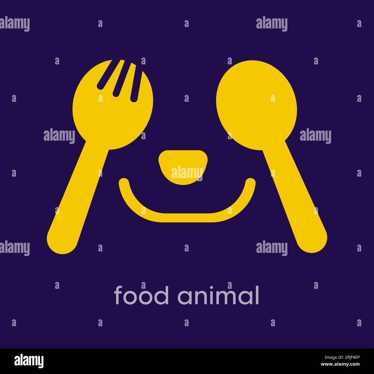 Spoon logo vector vectors hi-res stock photography and images - Alamy