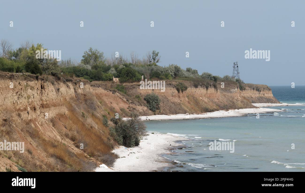 Gentle surf on a summer's day on the Bulgarian Black Sea coast Stock ...