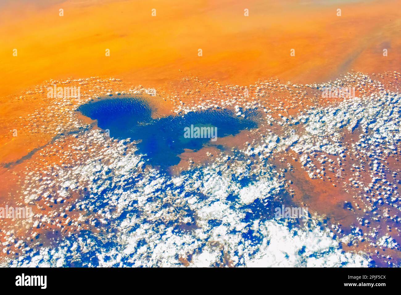 Nile River. Scenics of planet Earth seen from space. Digital ...