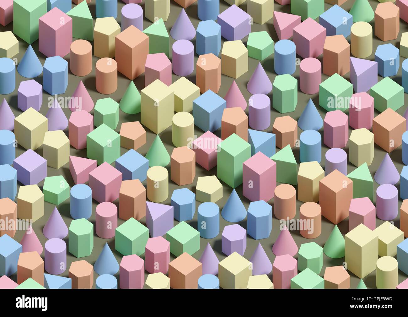 Geometry and 3d shapes hi-res stock photography and images - Alamy
