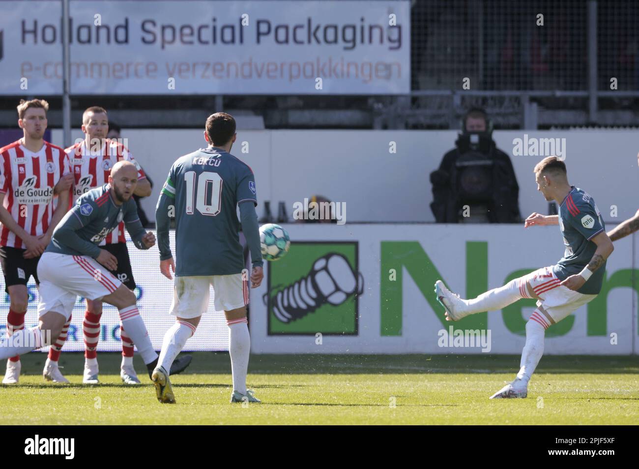 ROTTERDAM - (lr) Tobias Lauritsen of Sparta Rotterdam, Gernot Trauner ...