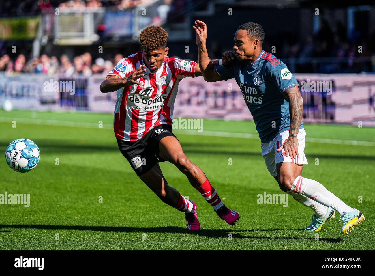 Rotterdam - Shurandy Sambo of Sparta Rotterdam, Igor Paixao of ...