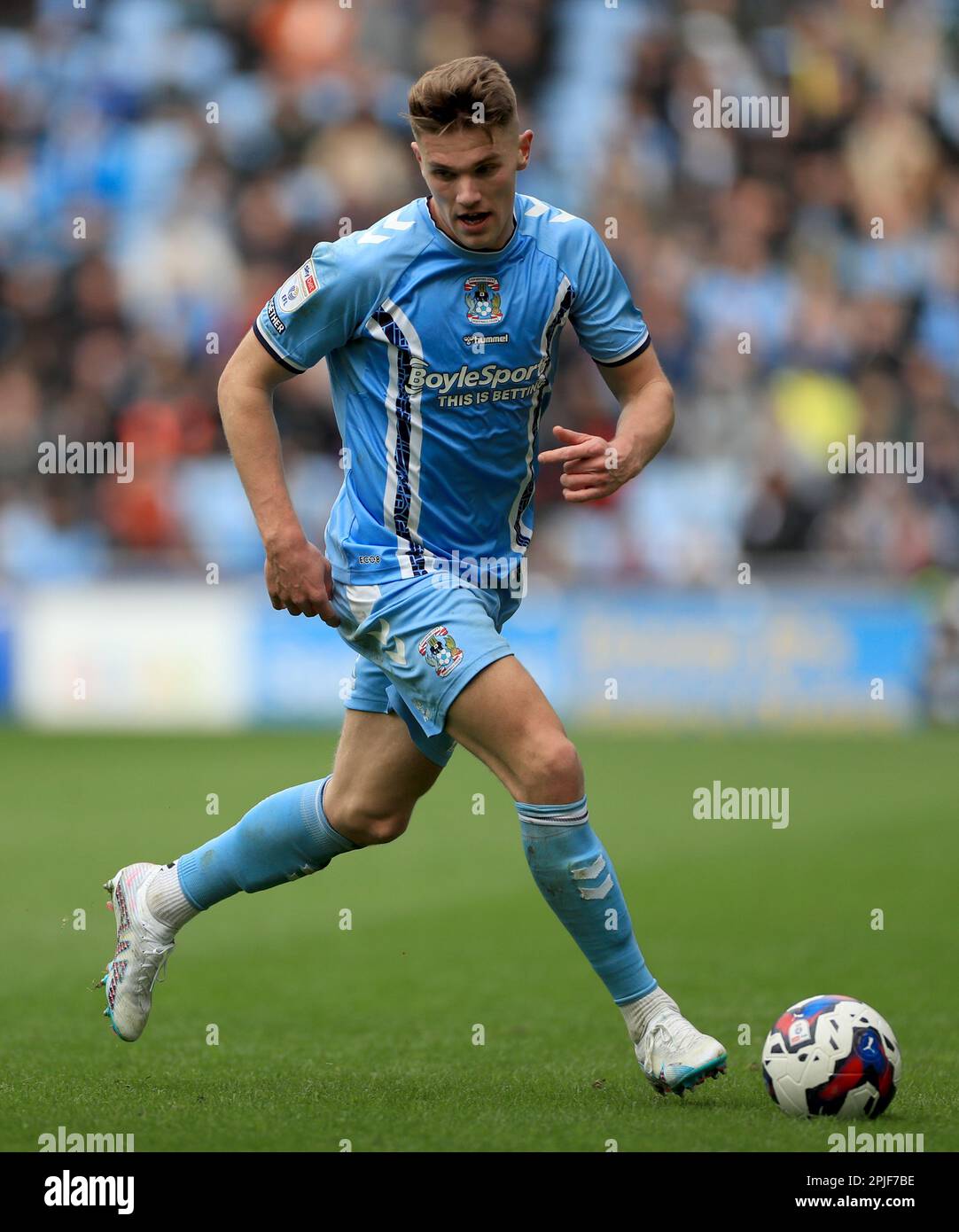Coventry City's Viktor Gyokeres in action during the Sky Bet ...