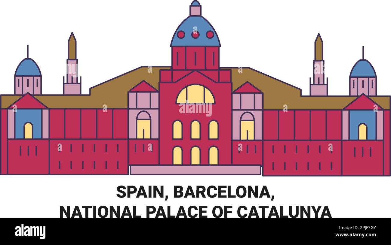 Barcelona aerial view Cut Out Stock Images & Pictures - Alamy
