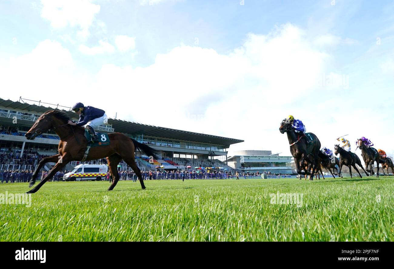 Never Ending Story ridden by jockey Ryan Moore (left) wins the ...