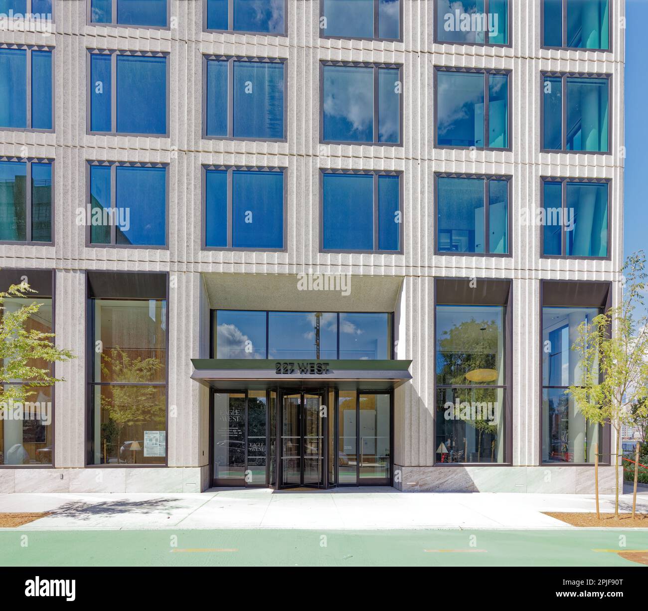 Eagle + West entrance at 227 West Street, Greenpoint (Brooklyn), New ...