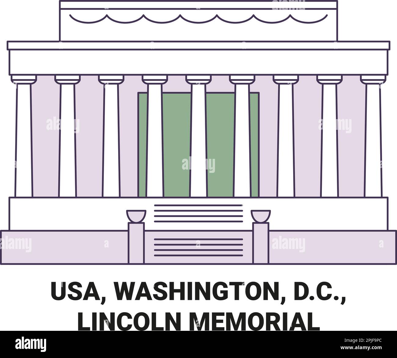 Lincoln Memorial Cartoon