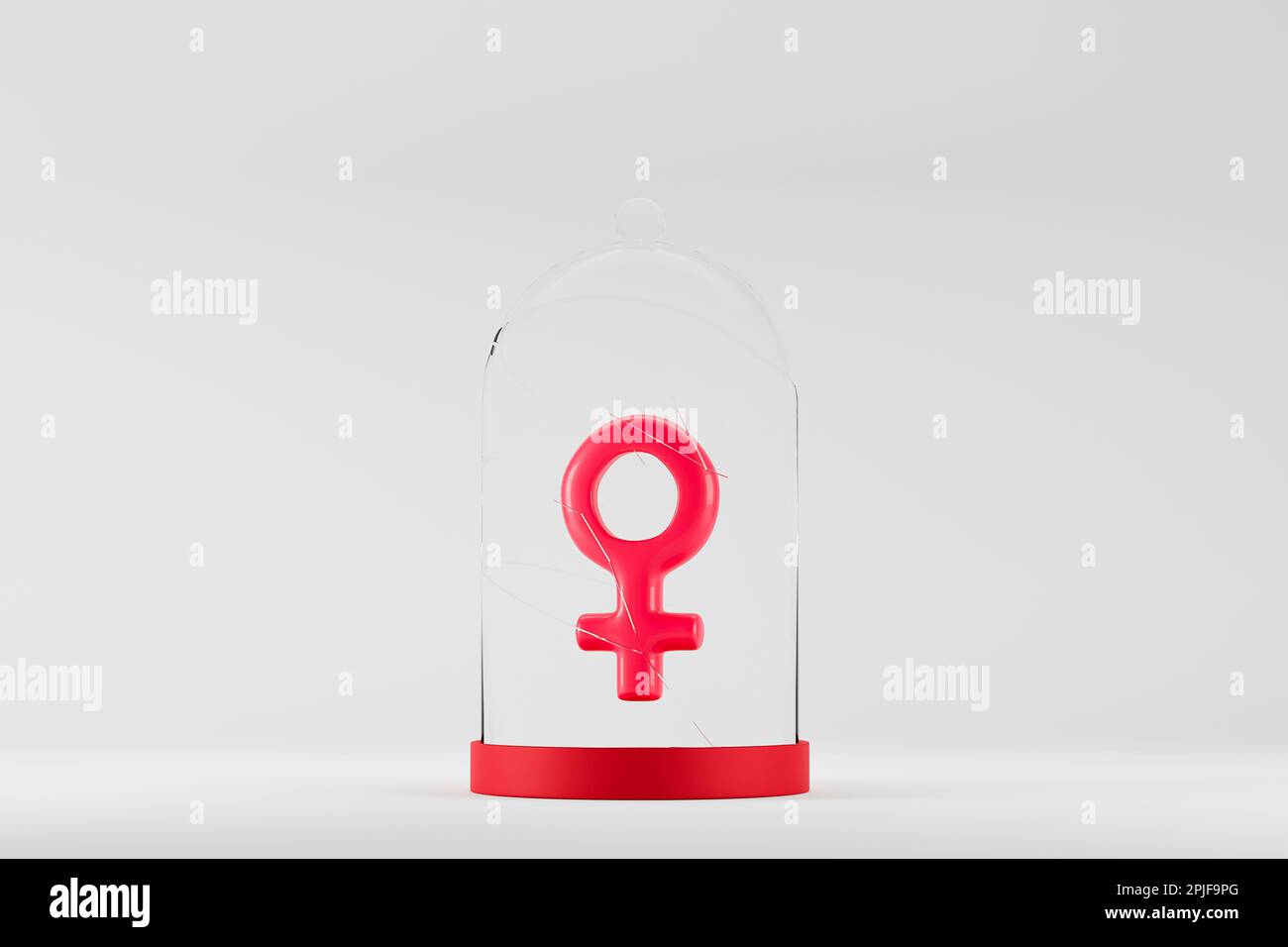 Symbol of the feminist struggle and for equality hi-res stock ...