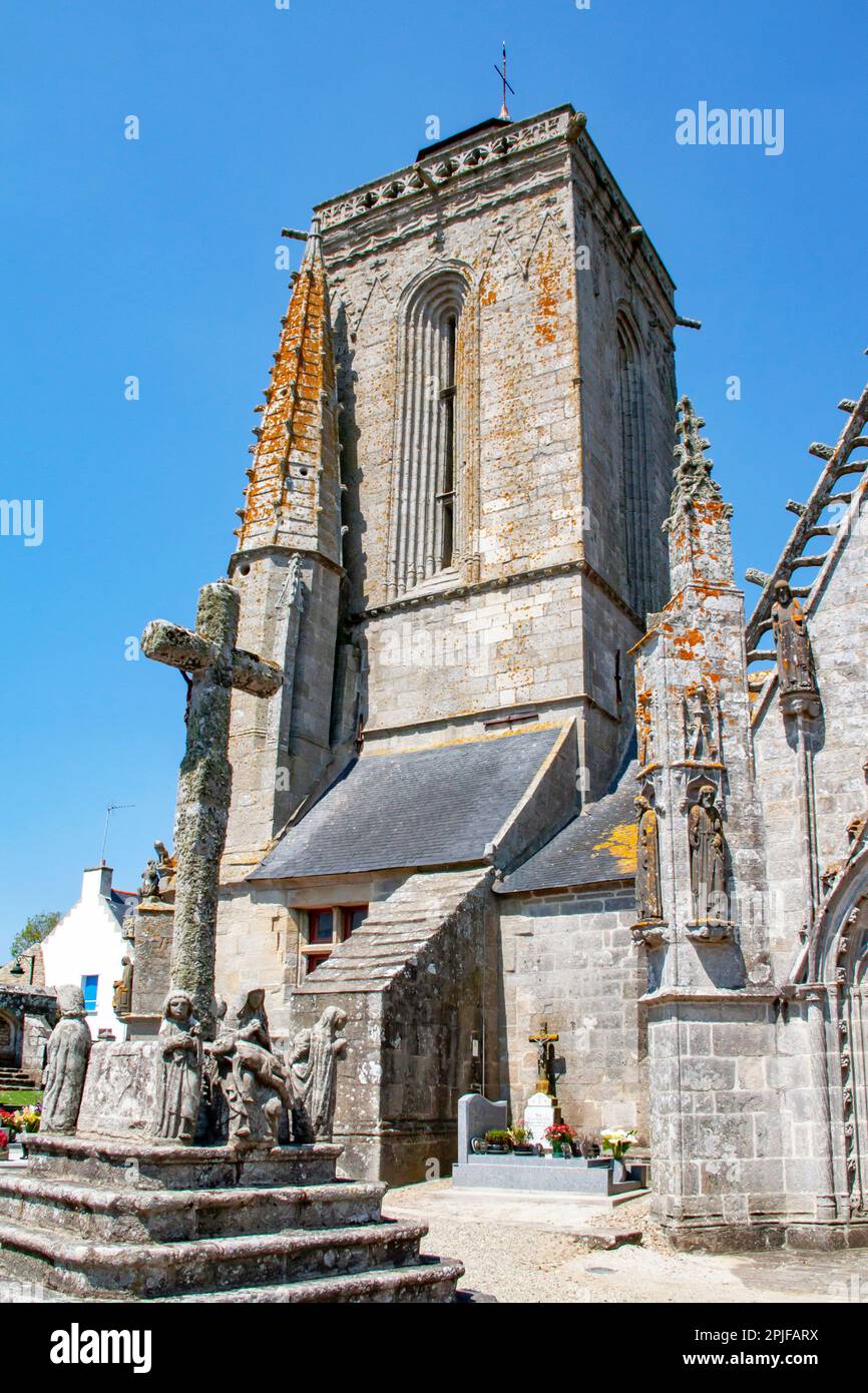 Primelin. Chapel of Saint-Tugen. Finistère. Brittany Stock Photo - Alamy