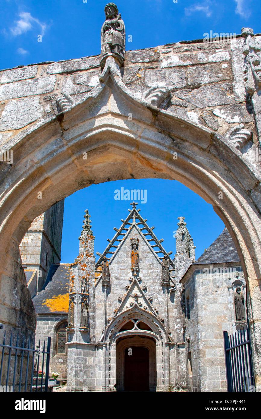 Primelin. Chapel of Saint-Tugen. Finistère. Brittany Stock Photo - Alamy