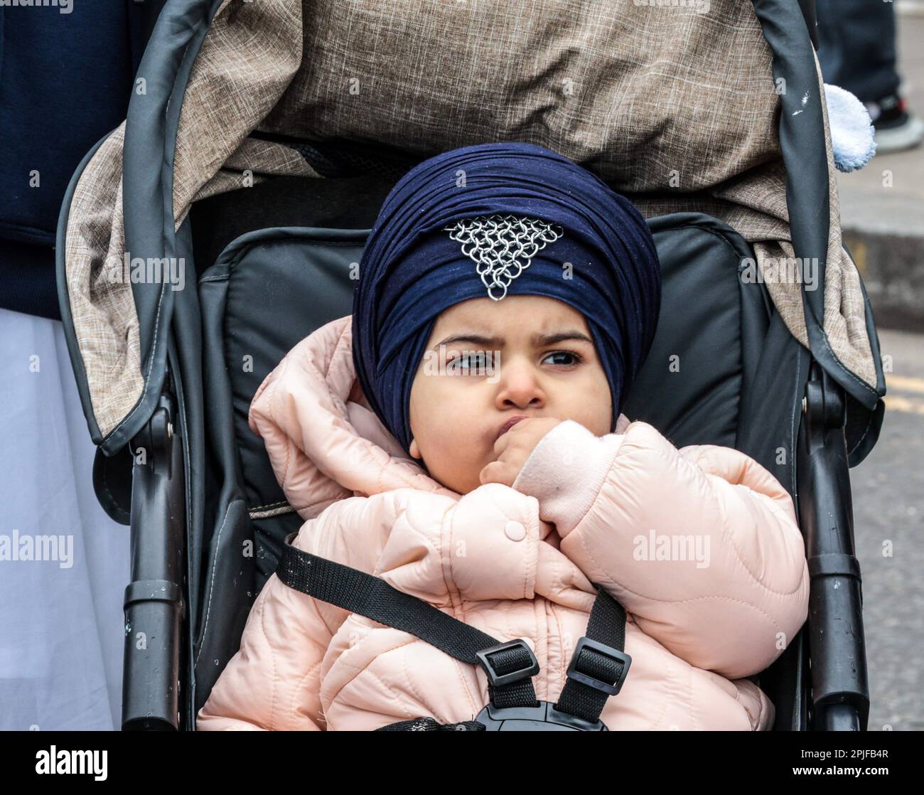 London, UK. 02nd Apr, 2023. Sikh Vaisakhi celebrates the birth of the ...