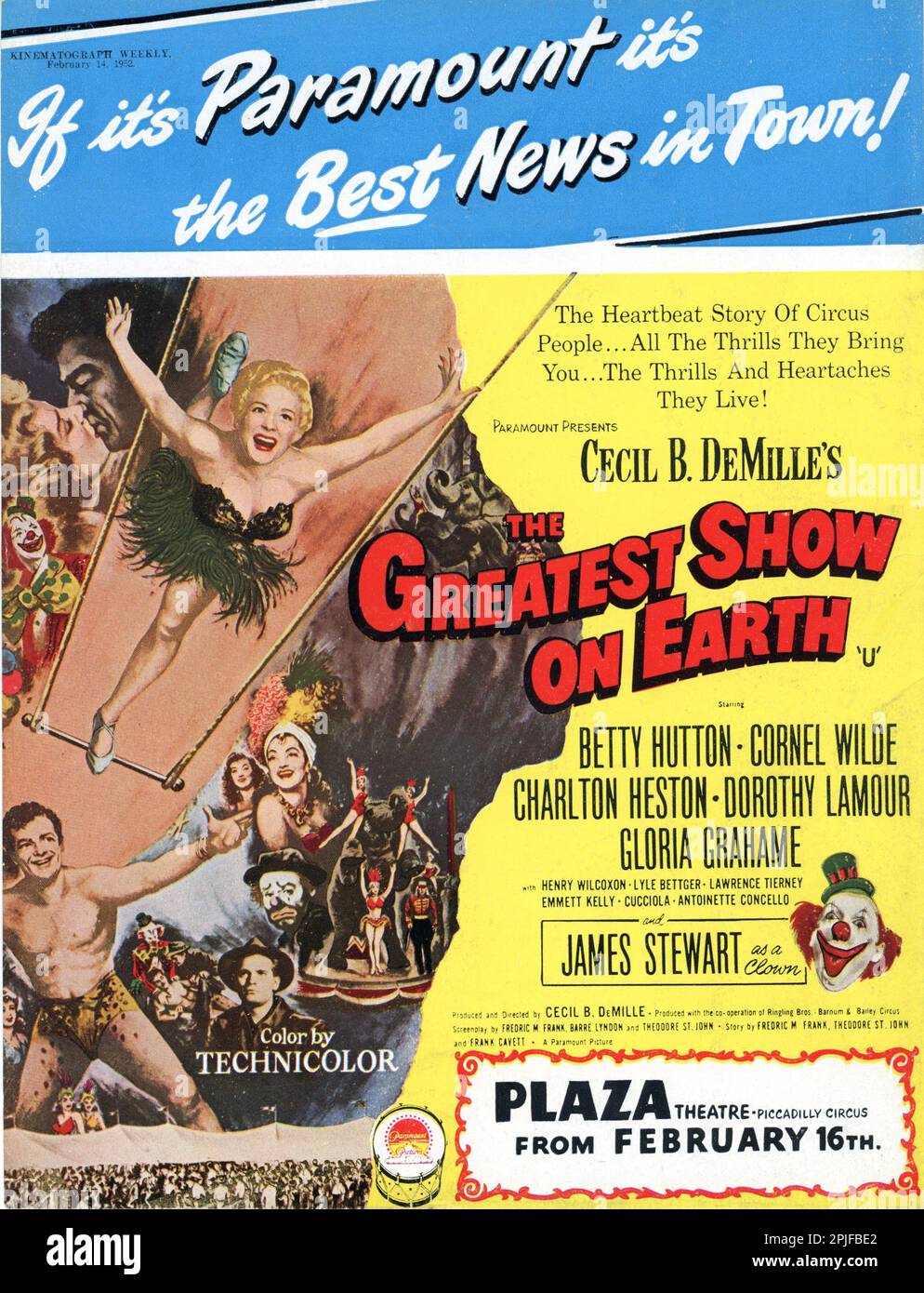 The Greatest Show On Earth 1952