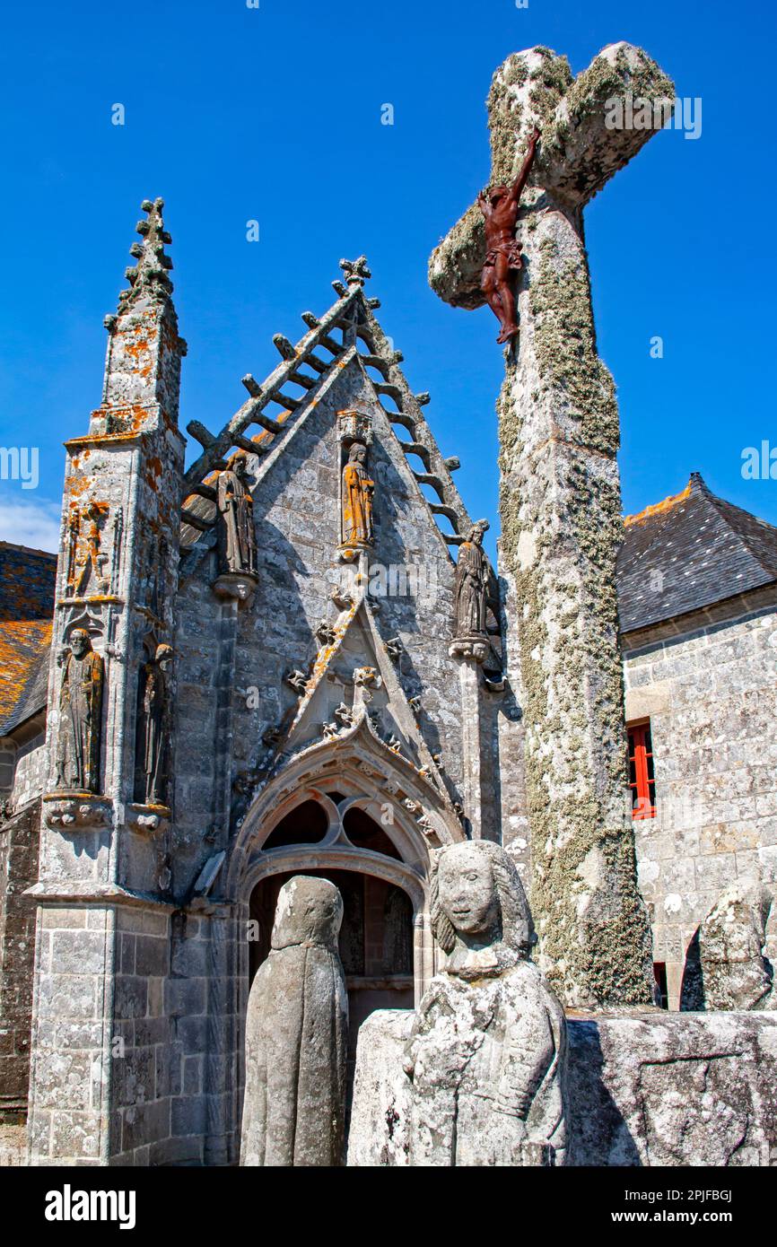 Primelin. Chapel of Saint-Tugen. Finistère. Brittany Stock Photo - Alamy