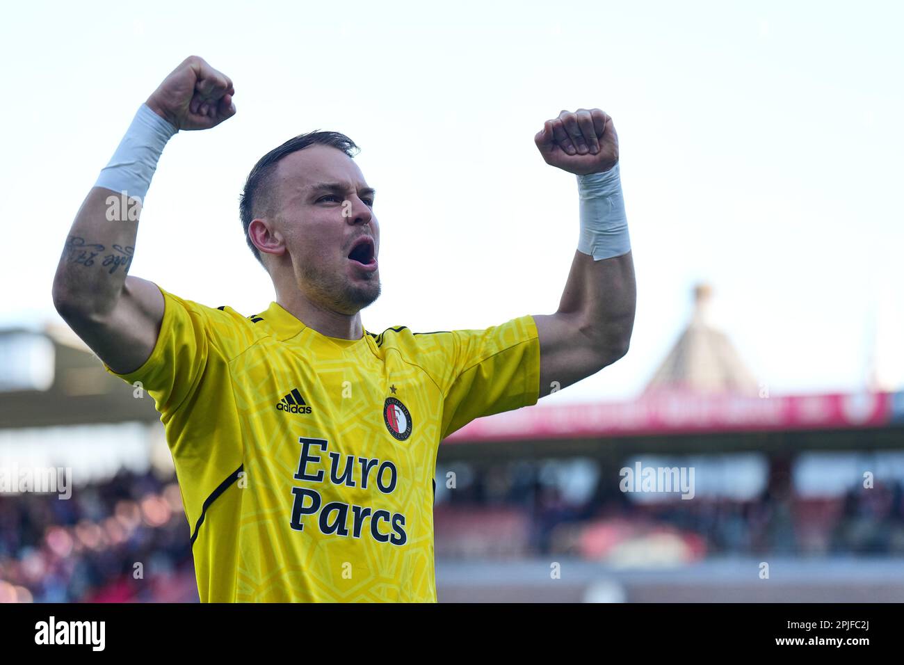 Rotterdam - Feyenoord keeper Timon Wellenreuther during the match ...