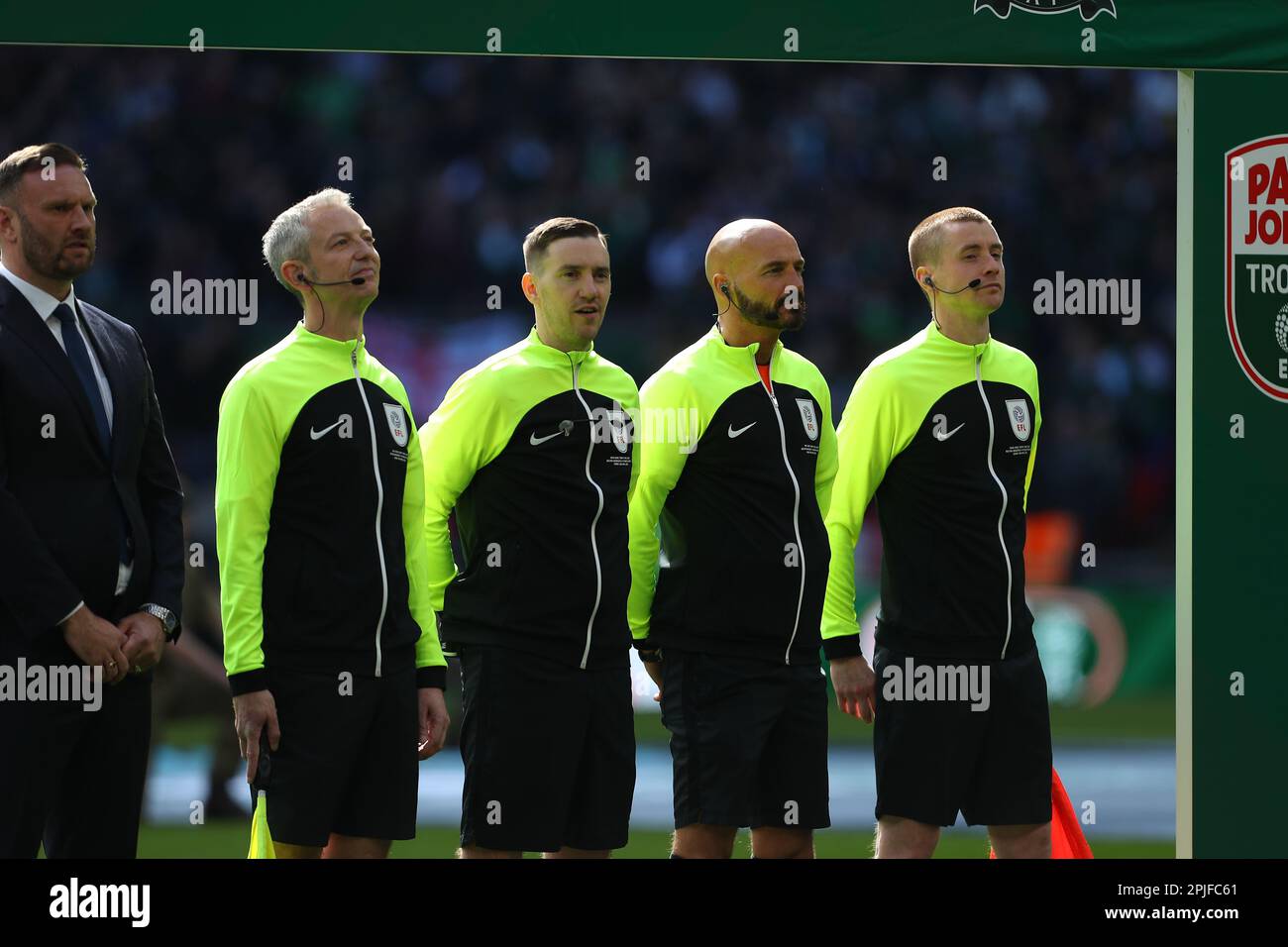Wembley Stadium, London, UK. 2nd Apr, 2023. Papa Johns Trophy Football ...